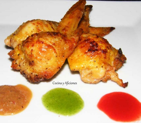 Alitas de pollo rellenas al estilo de “Sudestada”, receta