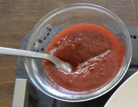 Salsa de fresas, receta paso a paso. - Cocina y Aficiones